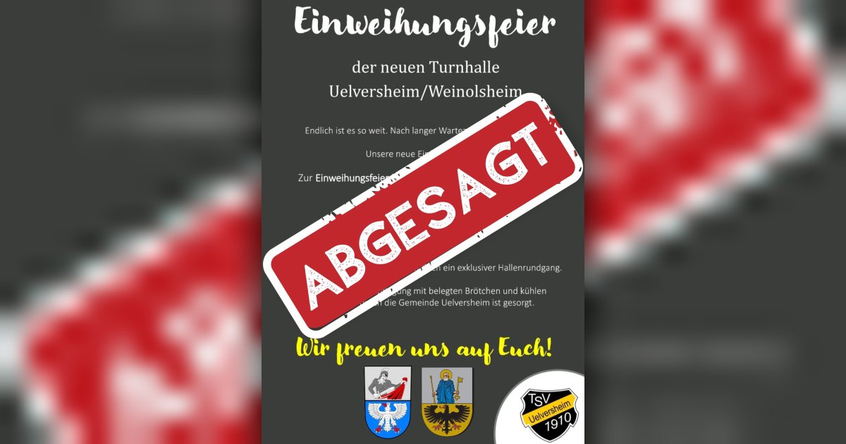 Eröffnung Sporthalle Uelversheim / Weinolsheim | Startseite